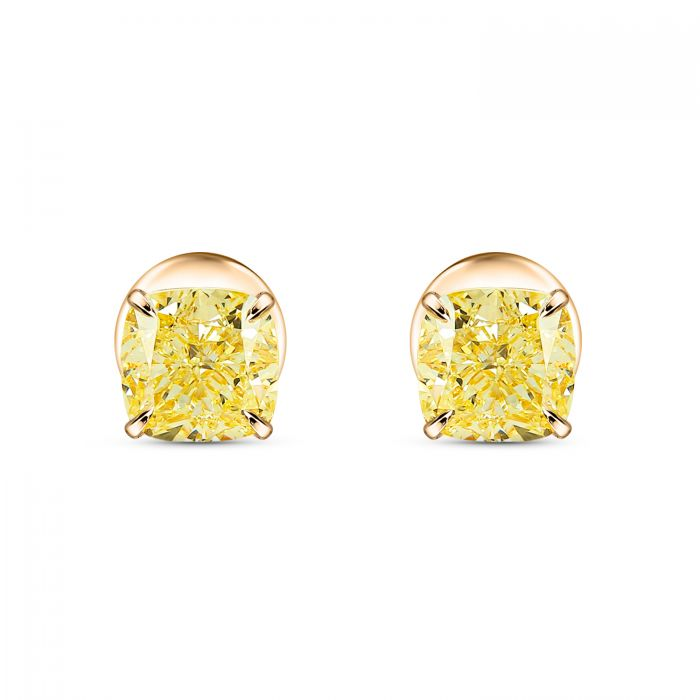 fancy yellow пусеты